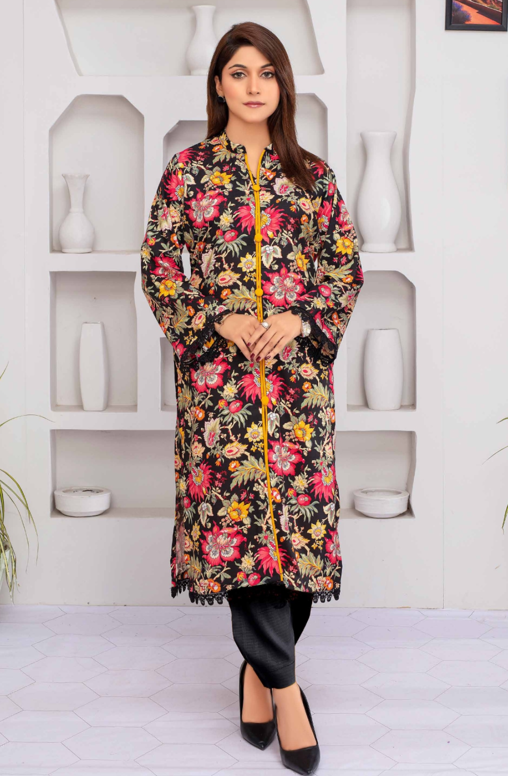 Design#09 Textured Linen Volume 1 Unstitched 2-piece Suit by MOCO Prin – House Of Lawn