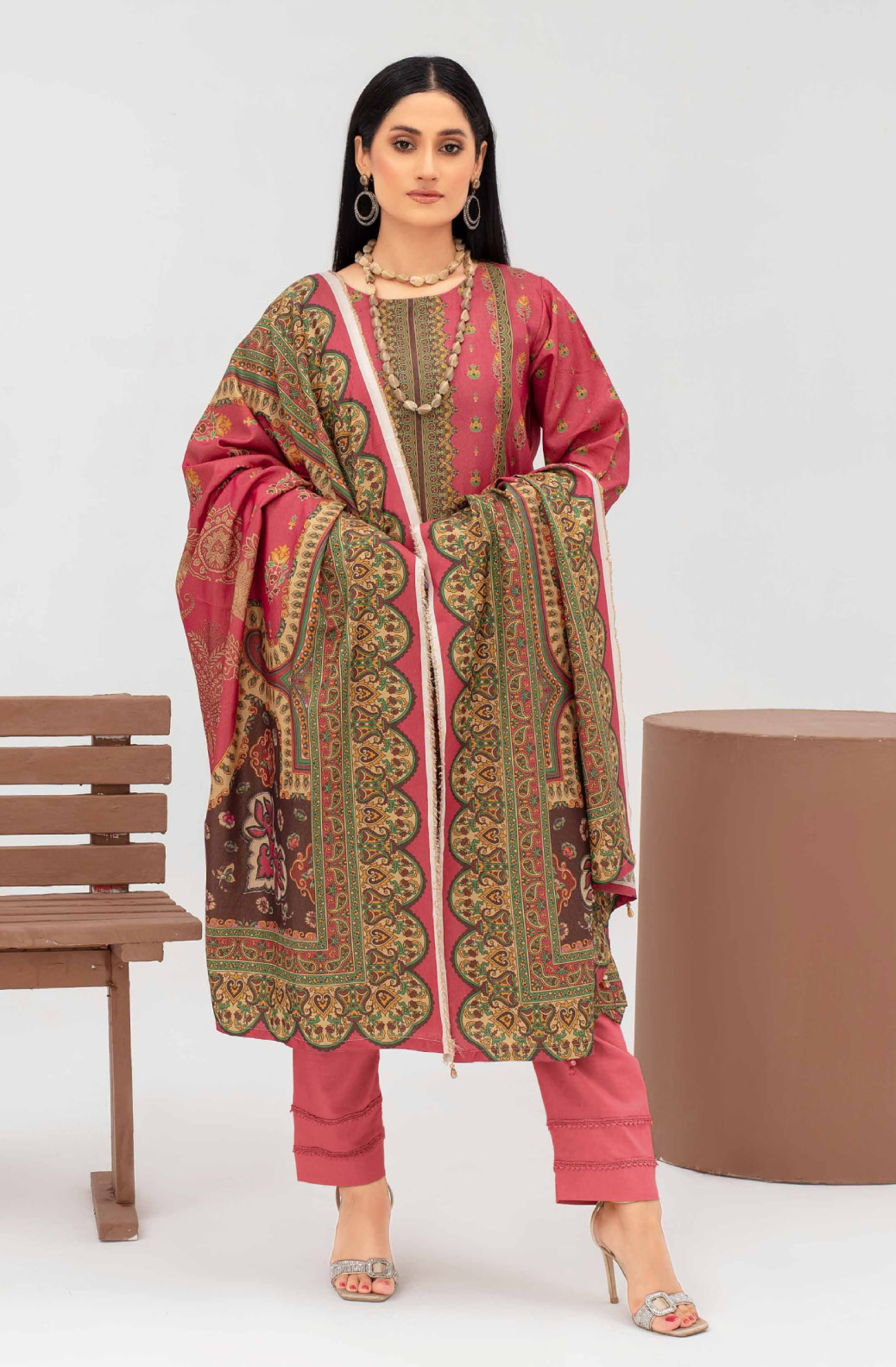 ILM-02 Unstitched Printed IRISH LInen Collection Vol-1 by MOCO Prints – House Of Lawn