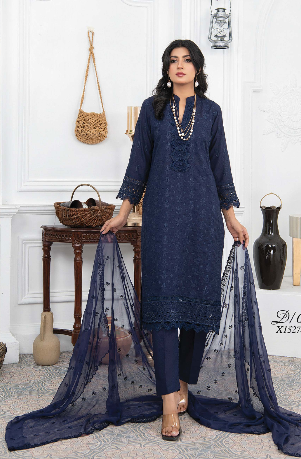 D/03 15278 Embroidered Karandi Collection by Rangrani – House Of Lawn