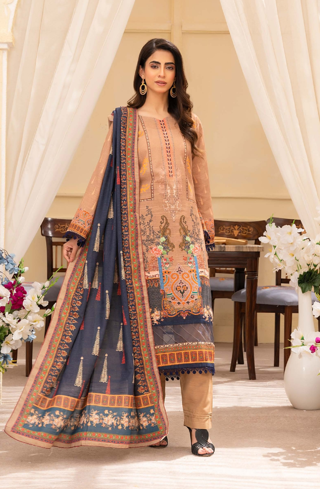 MK05 Musfirah Airjet Khaddar Collection by ZESH Textiles – House Of Lawn